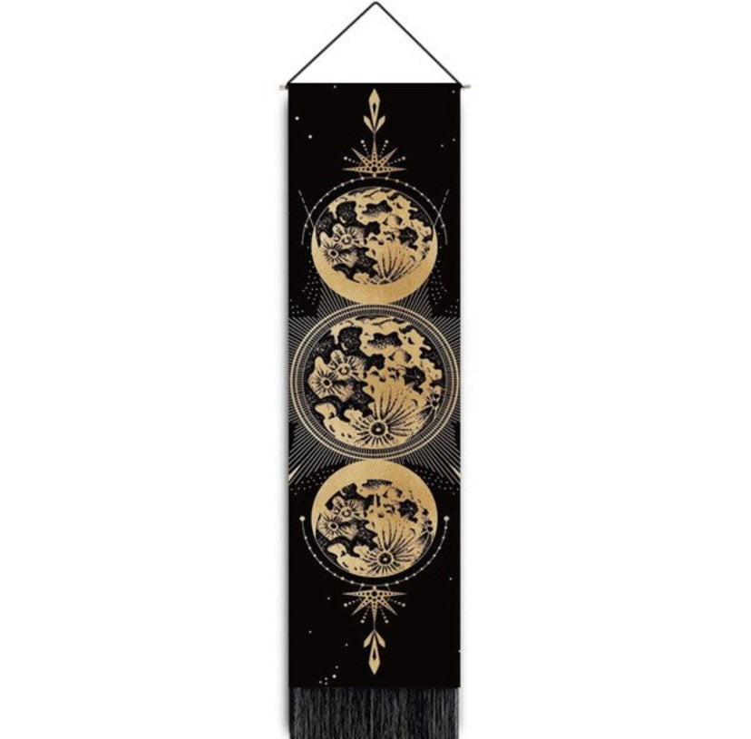 Triple Moon Banner – Luna Crystal Creations
