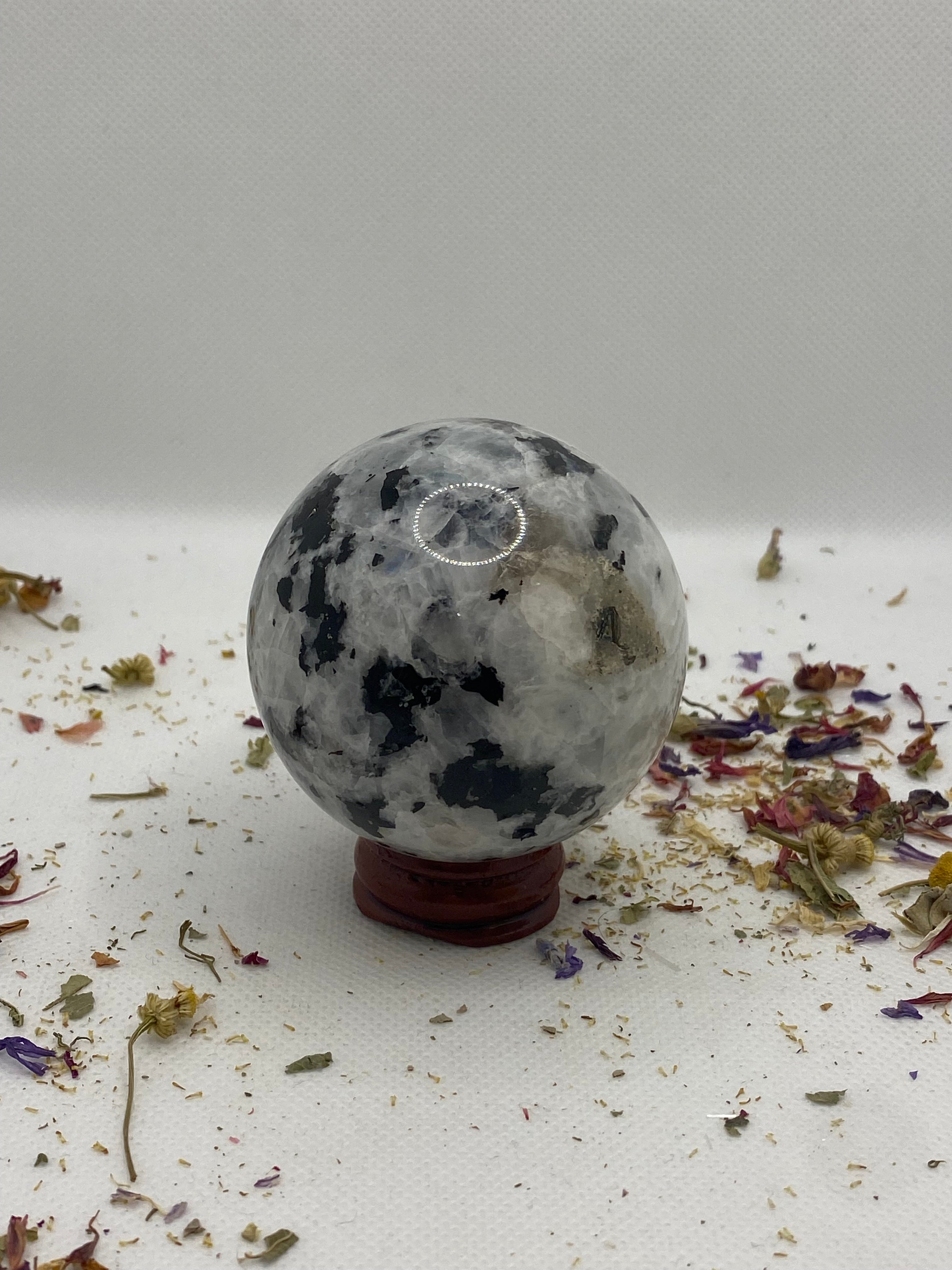 Moonstone Sphere – Luna Crystal Creations
