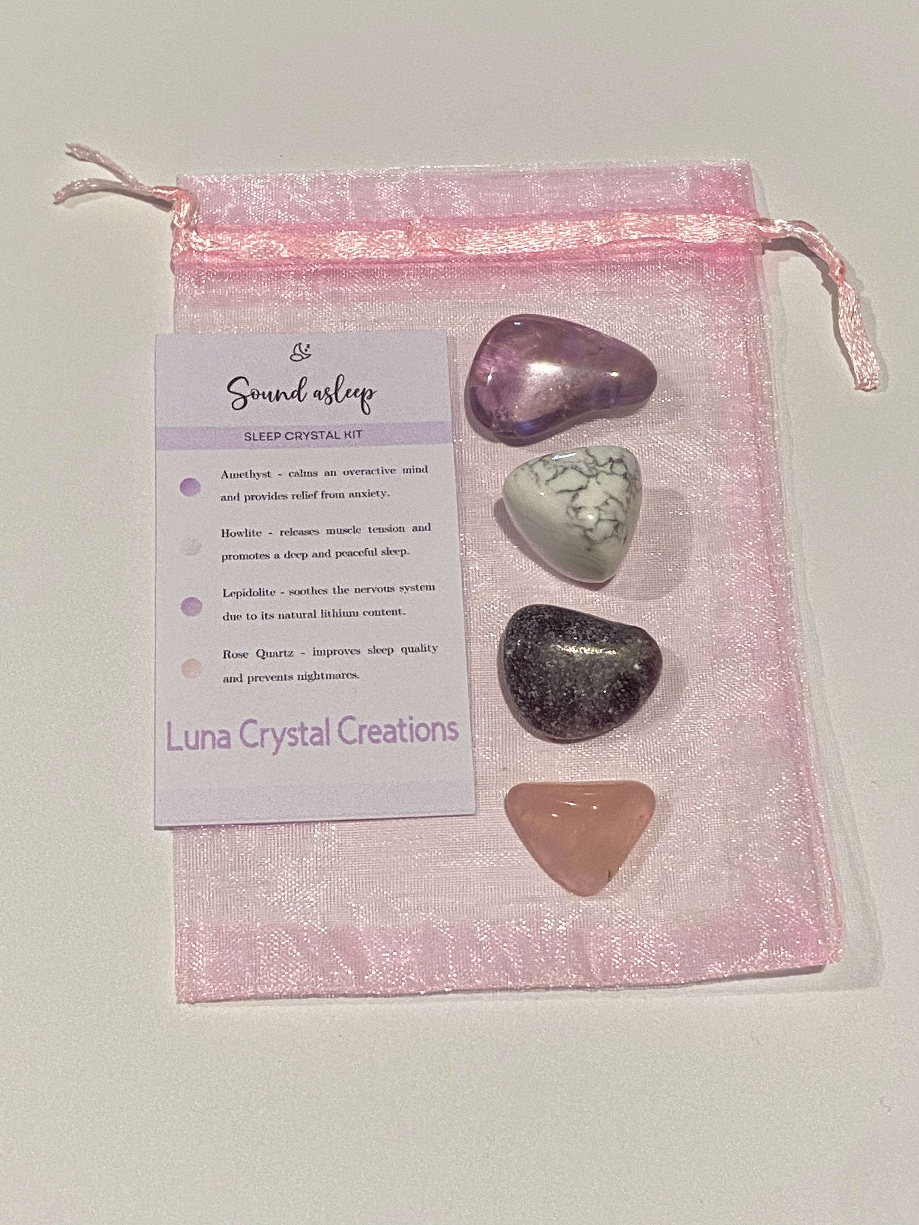 Sound Asleep- Sleep Crystal Kit – Luna Crystal Creations