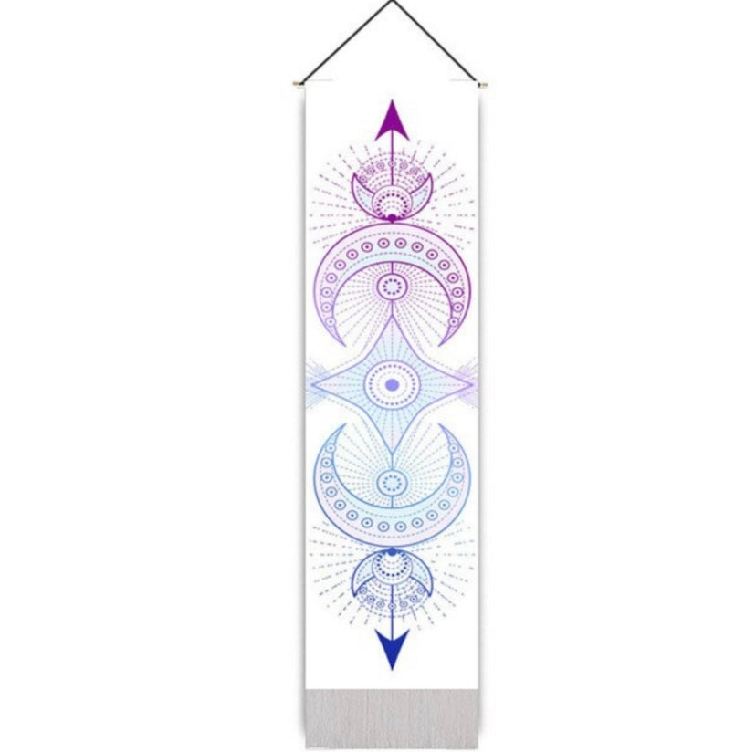 Purple Moon Banner – Luna Crystal Creations
